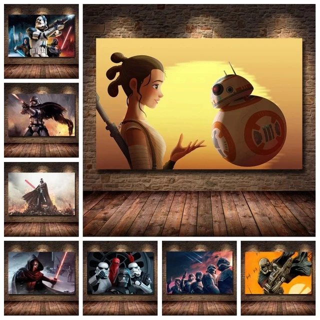Framed Star Wars Movie Poster