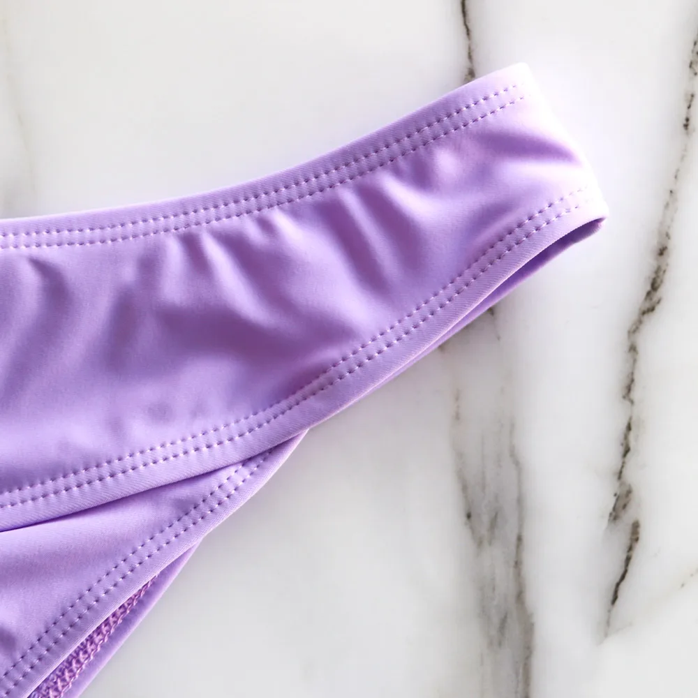 Sexy Bikini 2020 Swimwear Women Swimsuit Deep V Bathing Suit Solid ...