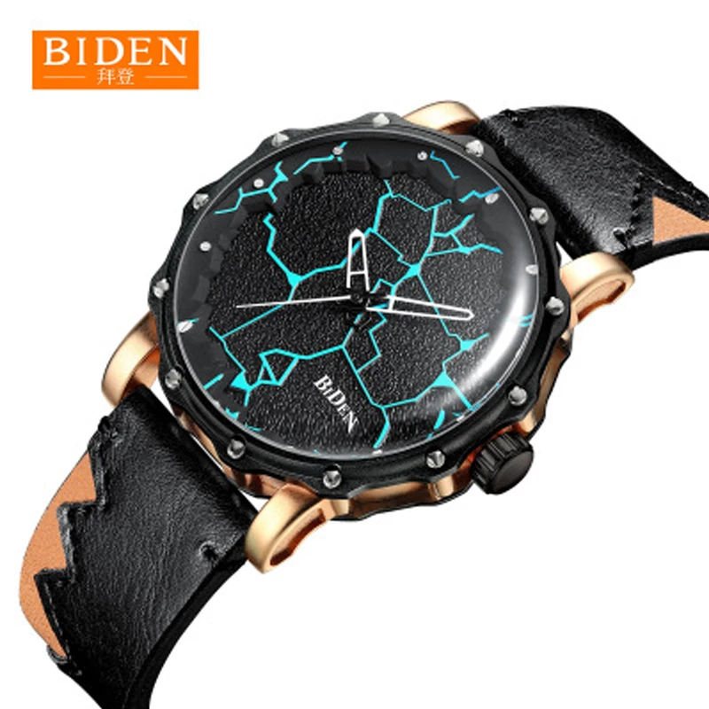 BIDEN reloj ejecutivo de lujo para hombres, cronógrafo de cuarzo, de ...