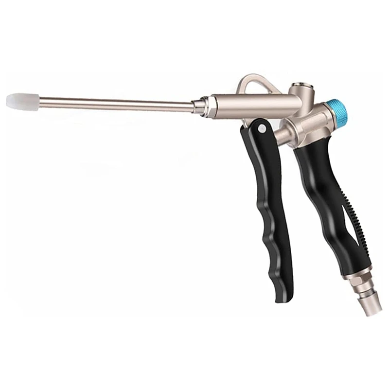 2 Way Air Blow Tool With Adjustable Air Flow Extended Nozzle Dust ...