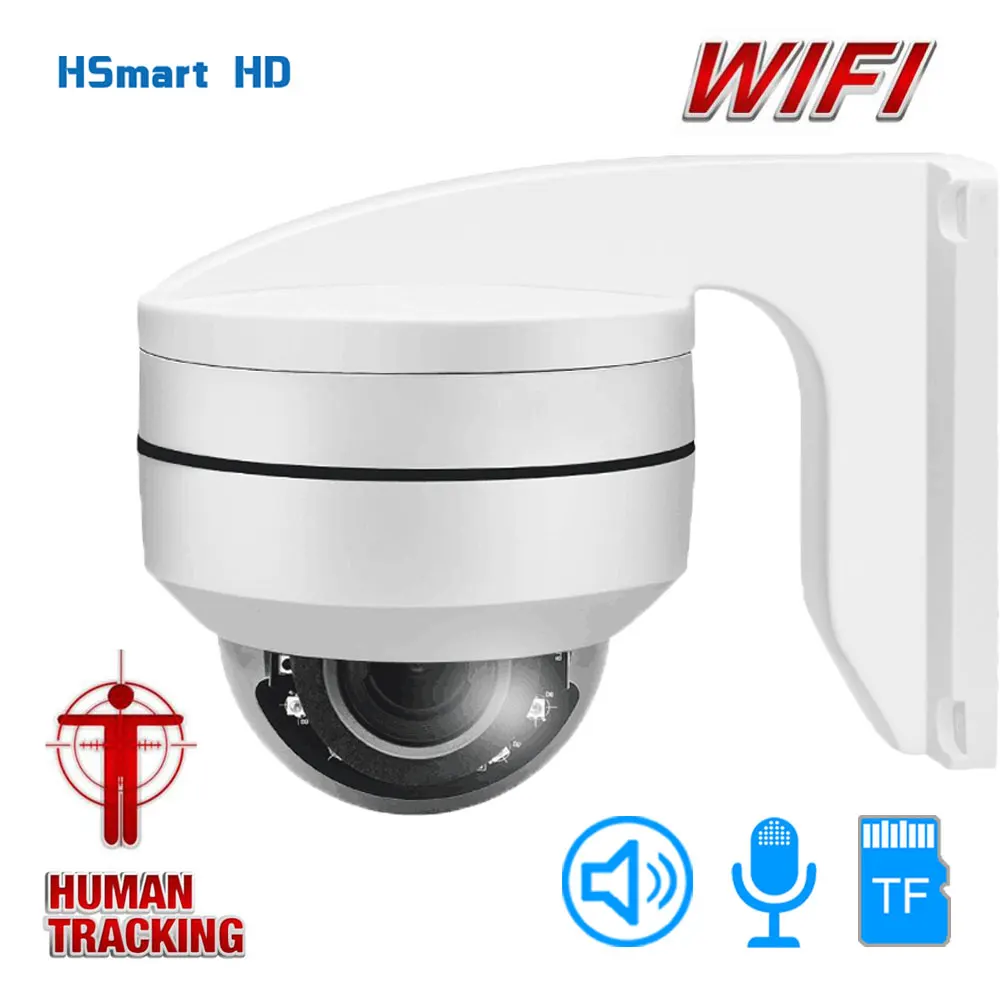 Hsmart Hd 1080p Wifi Ip Camera Wireless Auto Tracking 4x Digital Zoom ...