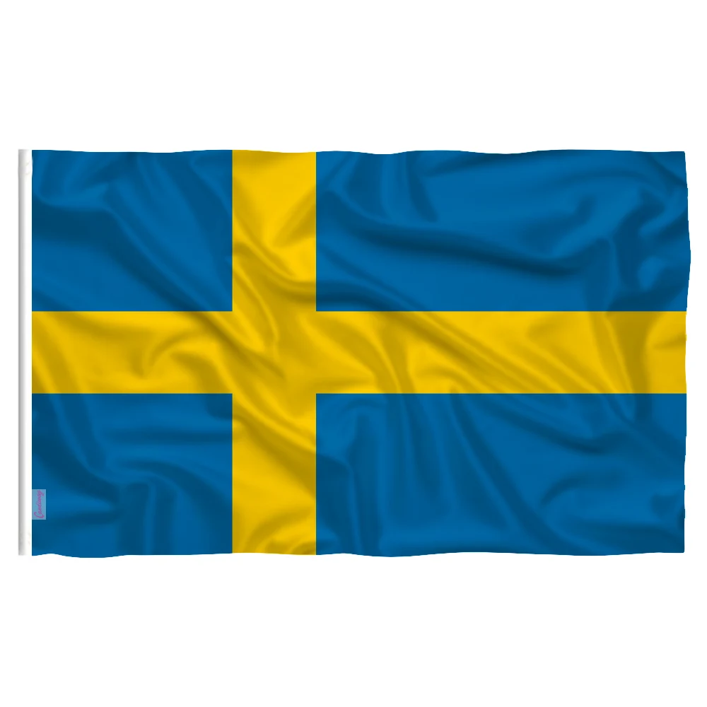 Wave 90X150cm SWE SE The Kingdom of Sweden Flag Sweden Flag Banner| | - AliExpress