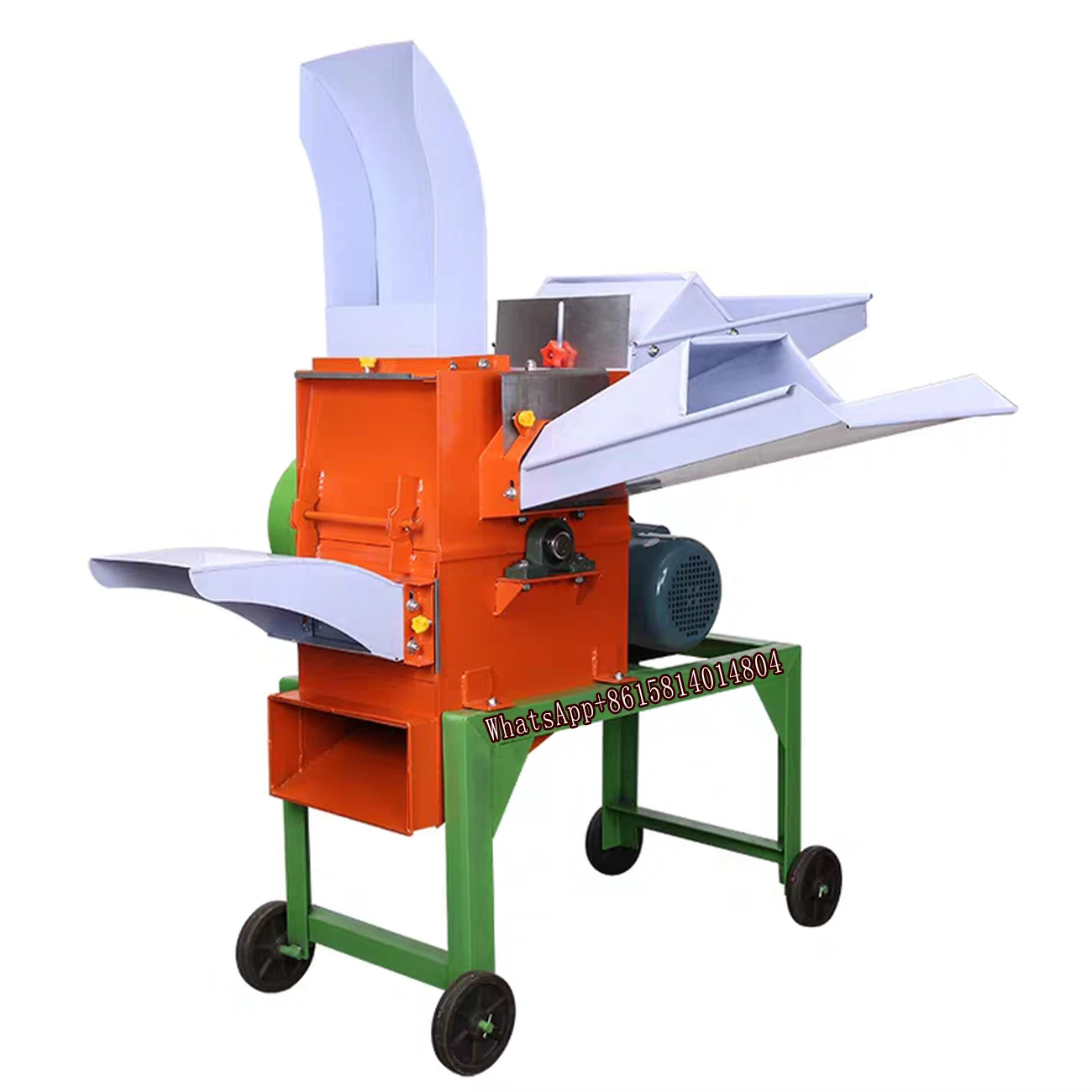 5-cutter Head 220v 4.8kw Wet And Dry Hay Chaff Cutter Forage Crop ...