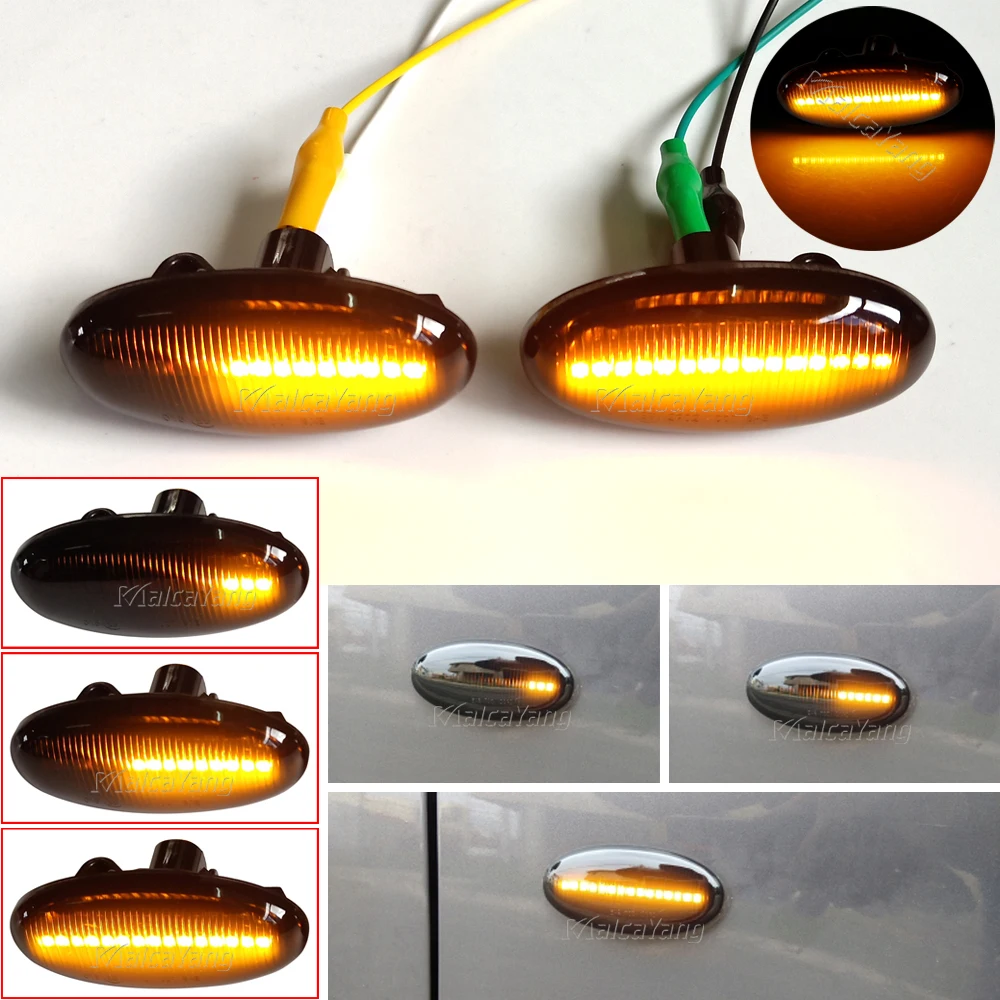 Modern Styling LED Side Indicator Repeater Turn Signal Blinker For ...