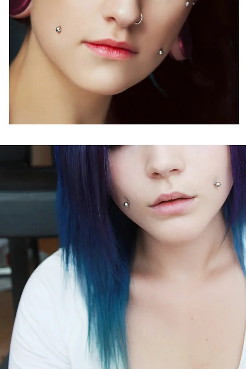 Dimple Piercing Without Jewelry