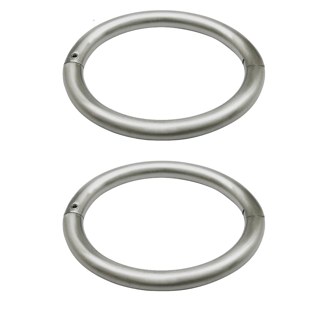 acechannel-Matt-brushed-stainless-steel-bracelets-lockable-wrist-ankle ...