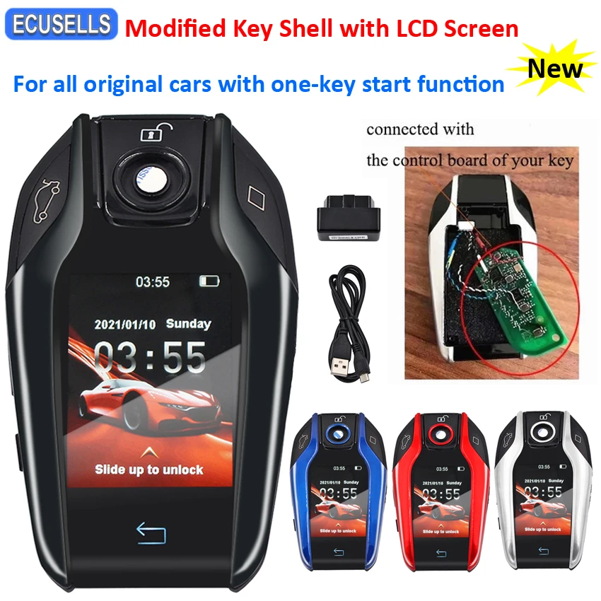 Newest TK800 Multi language Modified Boutique Smart Remote Car Key with ...