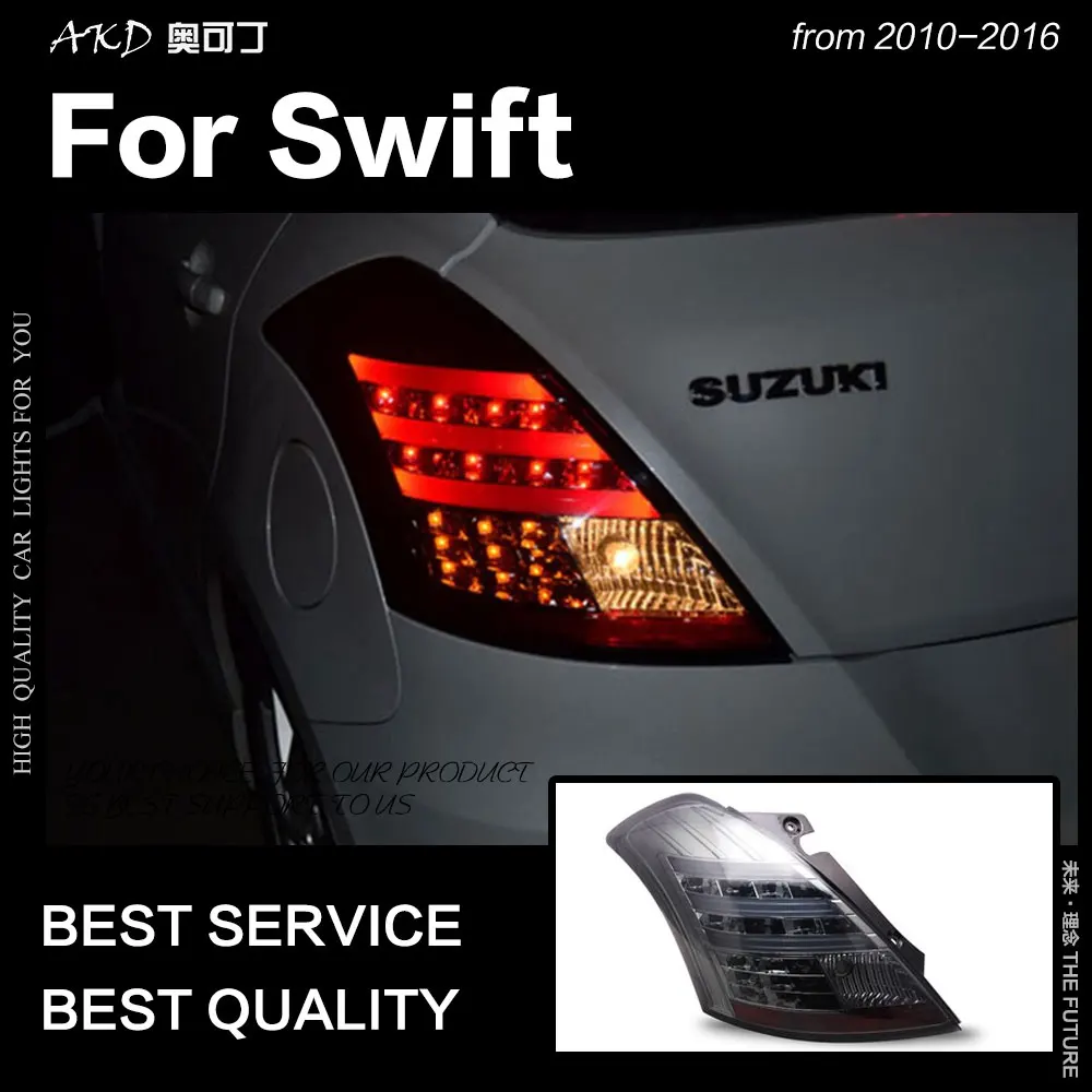 AKD Car Styling for Suzuki Swift Tail Lights 2005-2016 Swift LED Tail ...