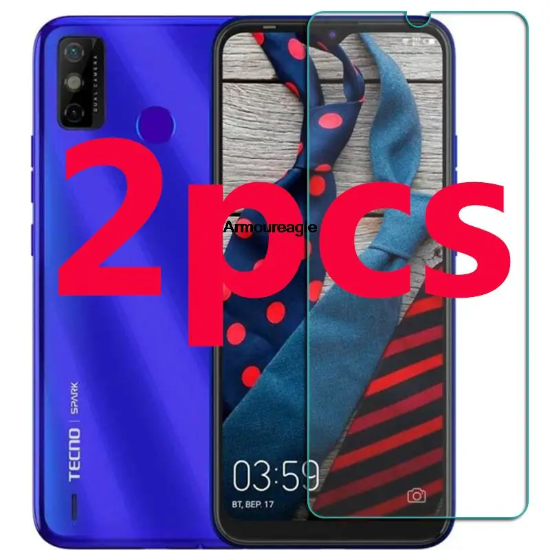 2pcs for tecno spark 5 air tempered glass guard protective on tecno kd6 ...