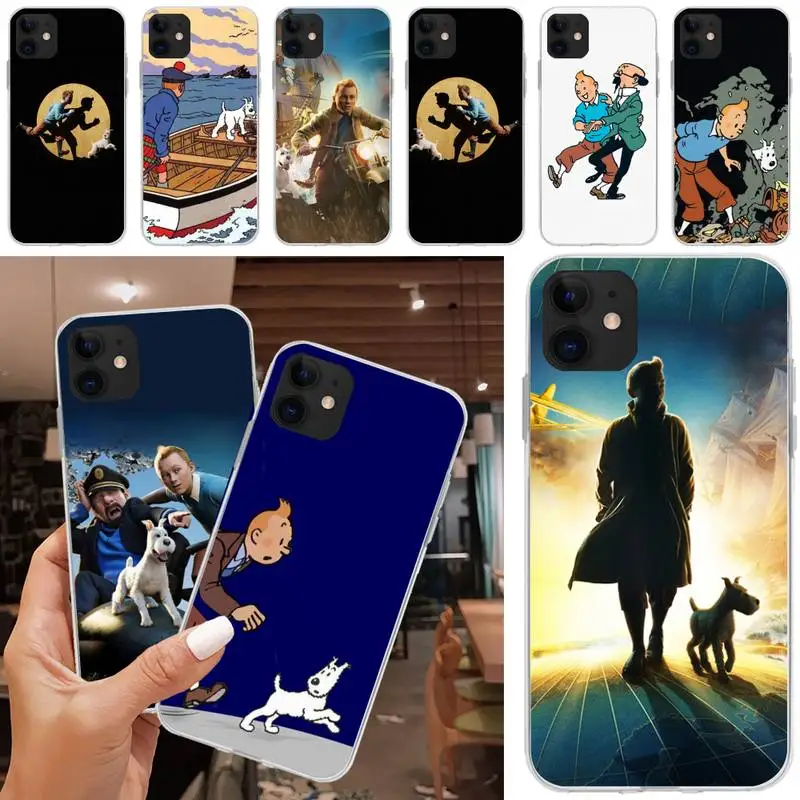 The Adventures Of Tintin Phone Case Matching Funda Coque Airpods For ...