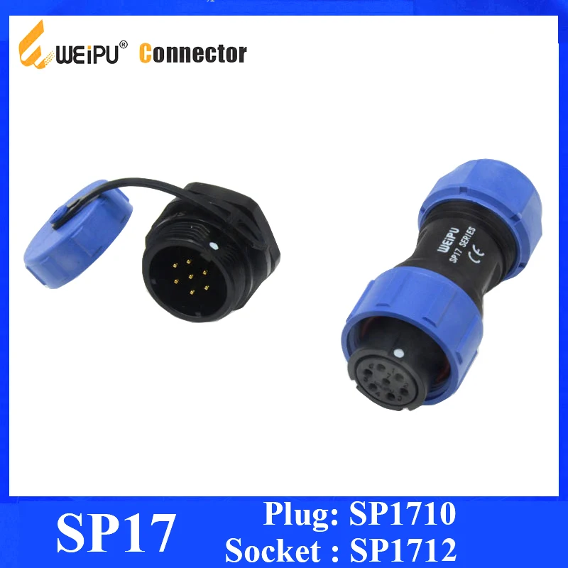 Original Weipu SP17 Connector 2 3 4 5 7 9 10 Pin Docking Female Plug ...
