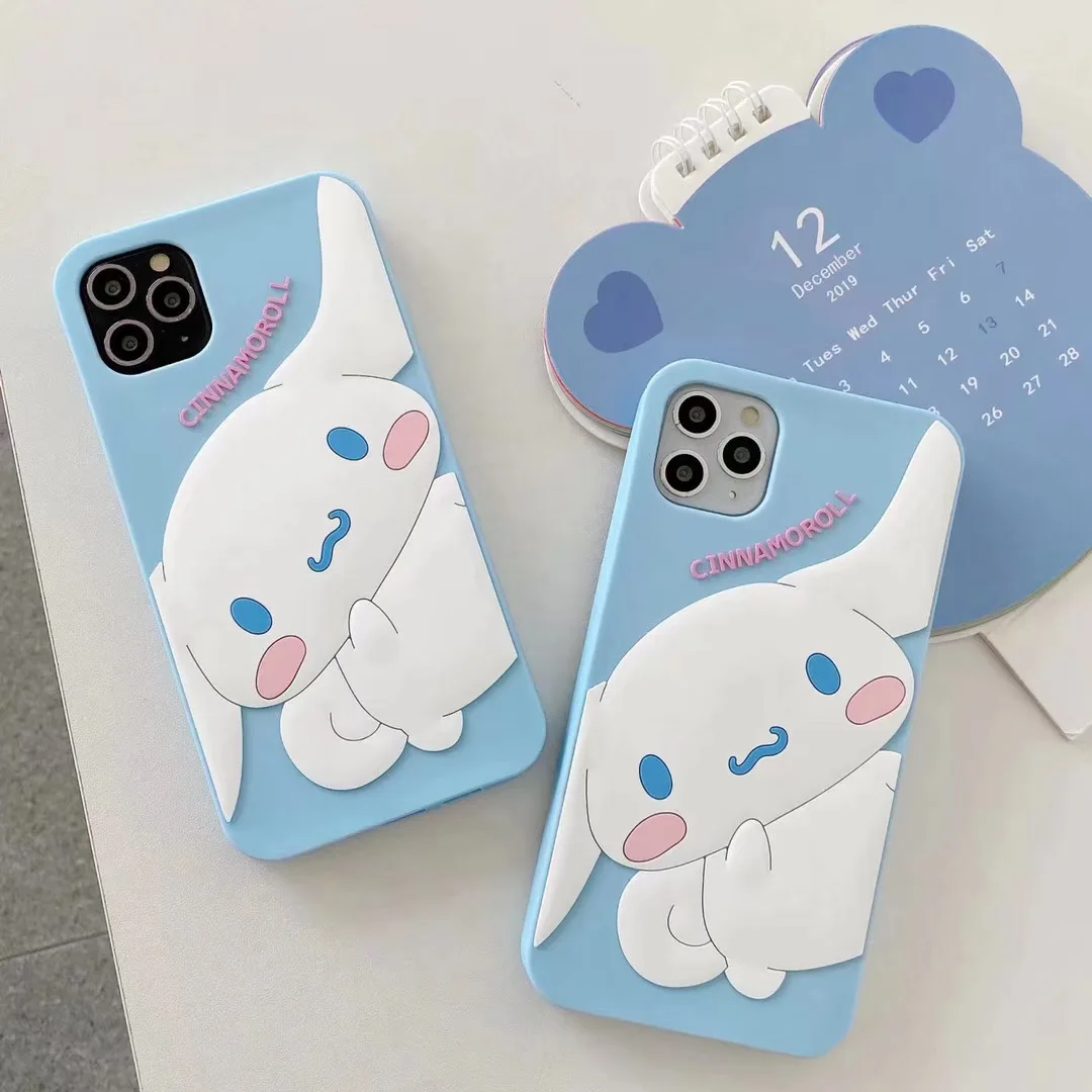 Cinnamoroll 3D Cartoon Soft Silicone Case For iPhone - KawaiiMerch.com