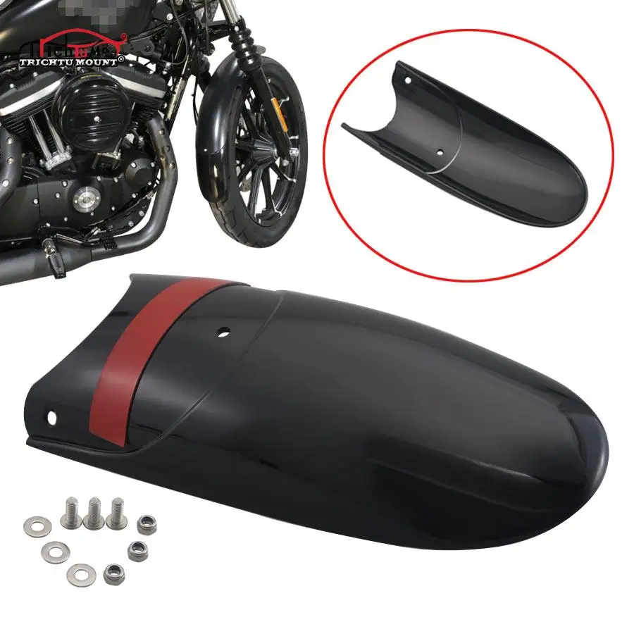 Motorcycle Front Mudguard Fender Extender Extension For Harley Dyna ...