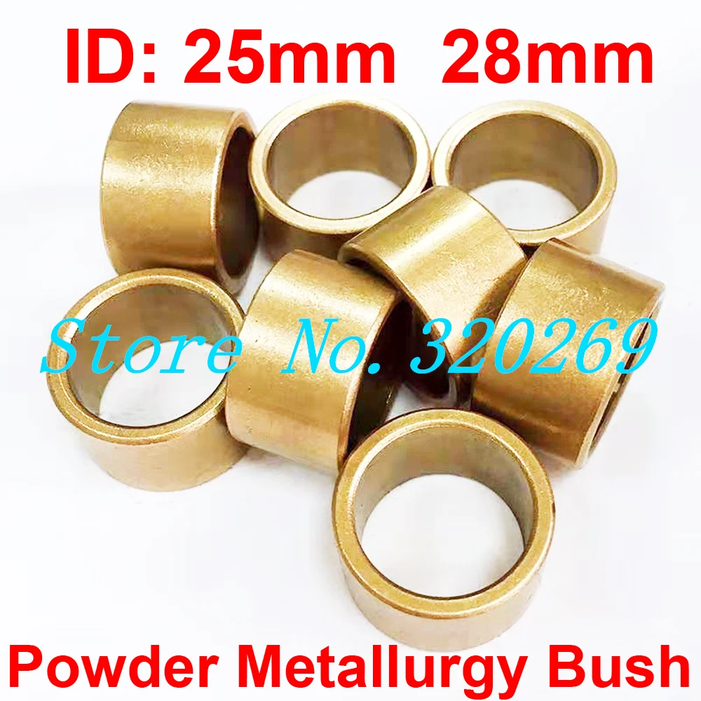 1pcs Porous Bearing Powder Metallurgy Oil Bronze Bush Guide Sleeve Id ...