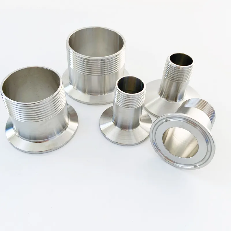 Ss304 Tri Clamp Adapter Dn8--dn50 Stainless Steel Sanitary Male ...