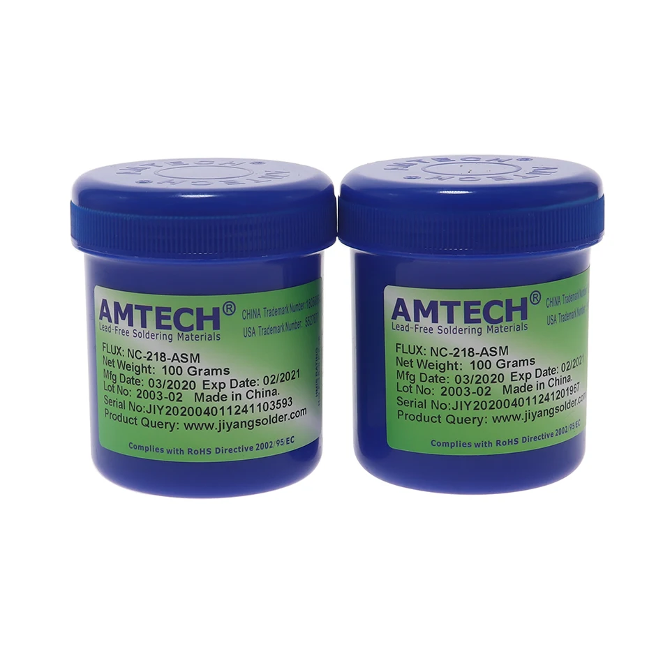 AMTECH NC 218 ASM 플럭스 100%, 용접 솔더 페이스트용 주석, Rma218 플럭스, 납땜 용접용 정품 확인 가능|용접 용제| - AliExpress