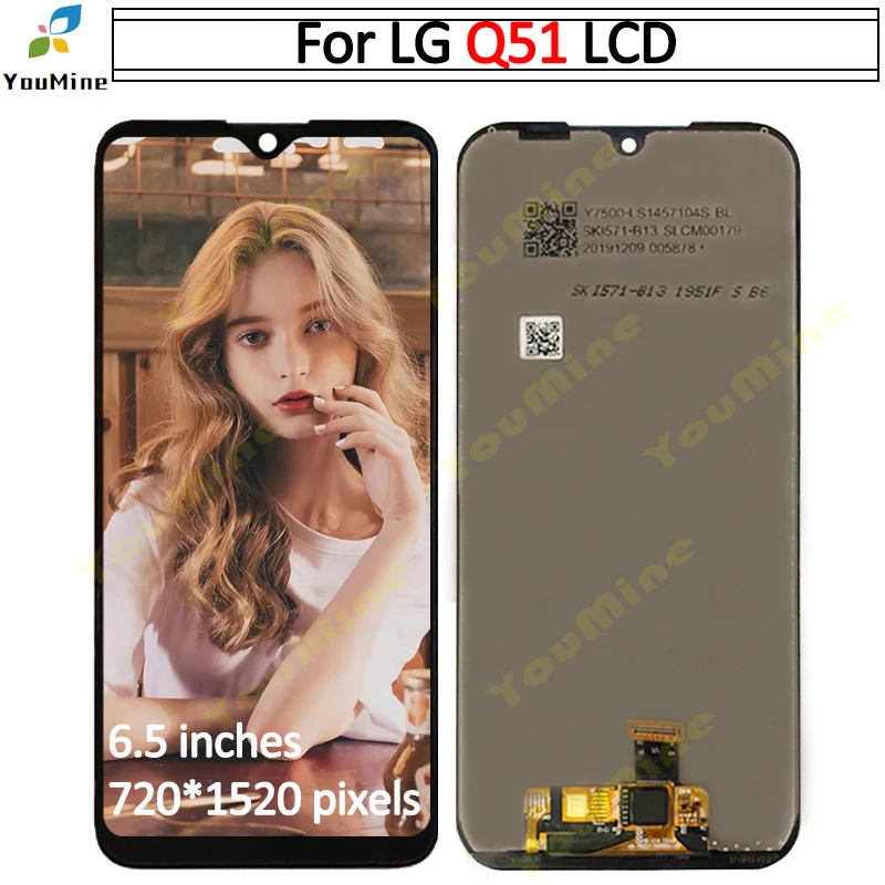 100% Tested For Lg Q51 Lcd Display Touch Screen Digitizer Assembly ...