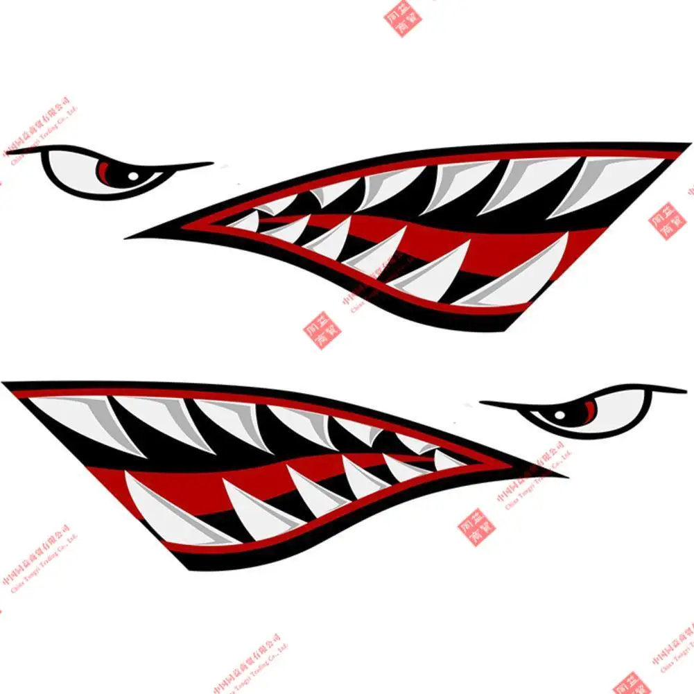 Pers-nlichkeit-Auto-Angeln-Aufkleber-Zitrone-Shark-Mund-Aufkleber-Lkw ...