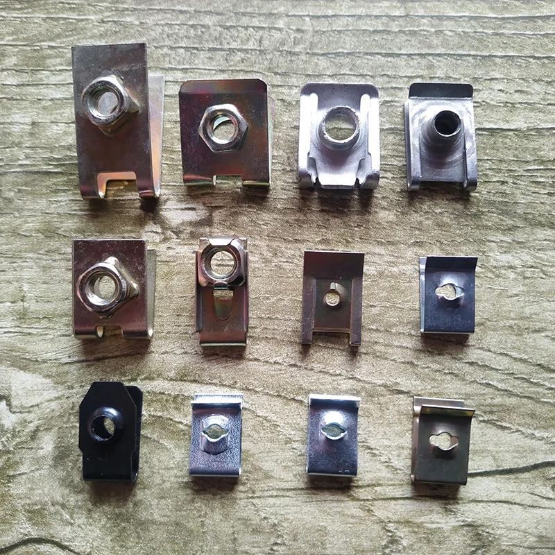 U-type Plate Nut Gasket Car License Plate Fasteners Tread Panel Spire ...