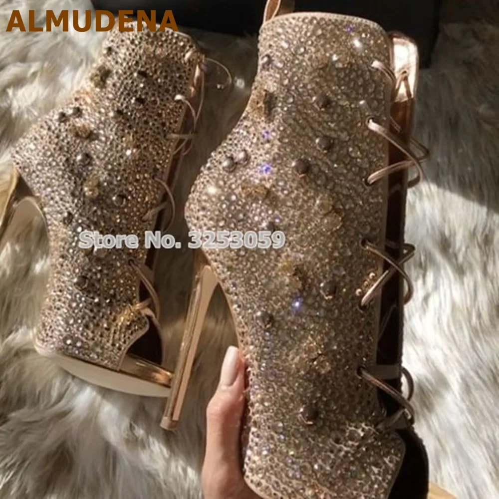 ALMUDENA-Bling-Bling-Stiletto-Thin-High-Heel-Boots-Peep-Toe-Crystal ...