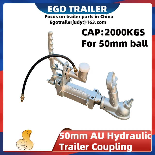 Hydraulic Override Coupling Trailer Hitch Ball 50mm Master, 41% OFF