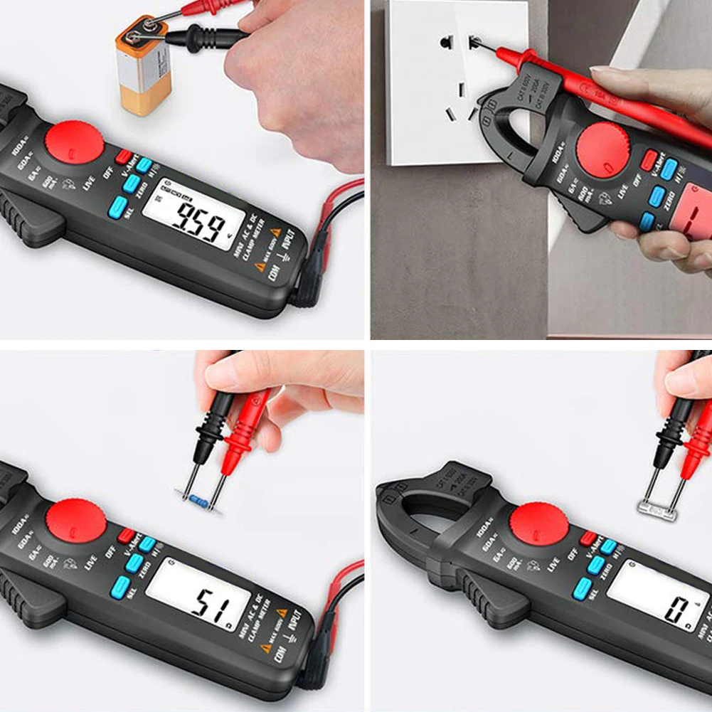 Digital RMS Clamp Meter ACM92 DC AC Current 100A 0.1/1mA Car repair ...