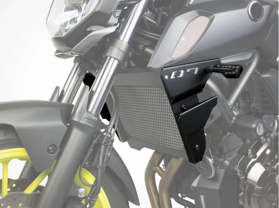 New MT07 FZ07 Motorcycle Motor Radiator Side Cover For YAMAHA MT-07 FZ ...