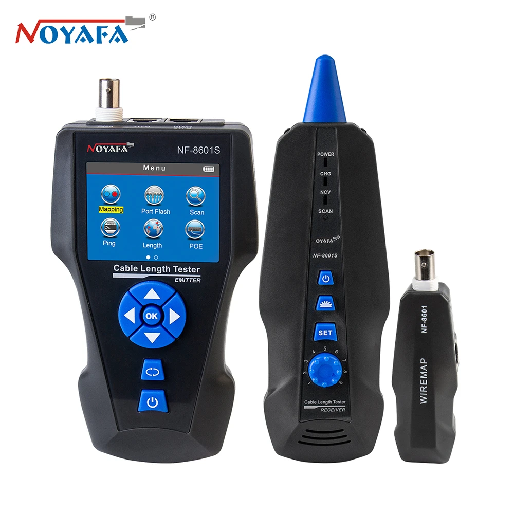 Noyafa Nf-8601s Network Cable Tester Multifunction Tdr Length With Poe ...