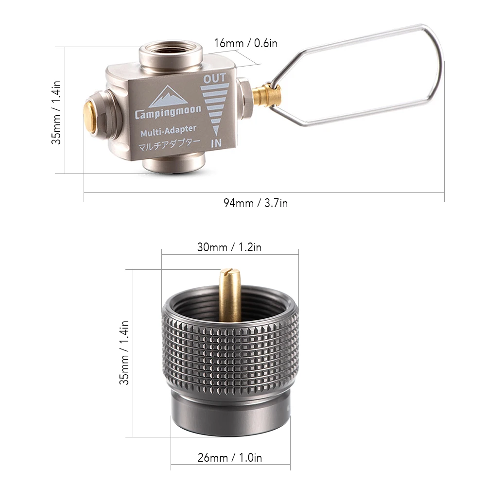 Outdoor Gas Saver Plus with Butane Adapter Portable Gas Adapter Gas ...