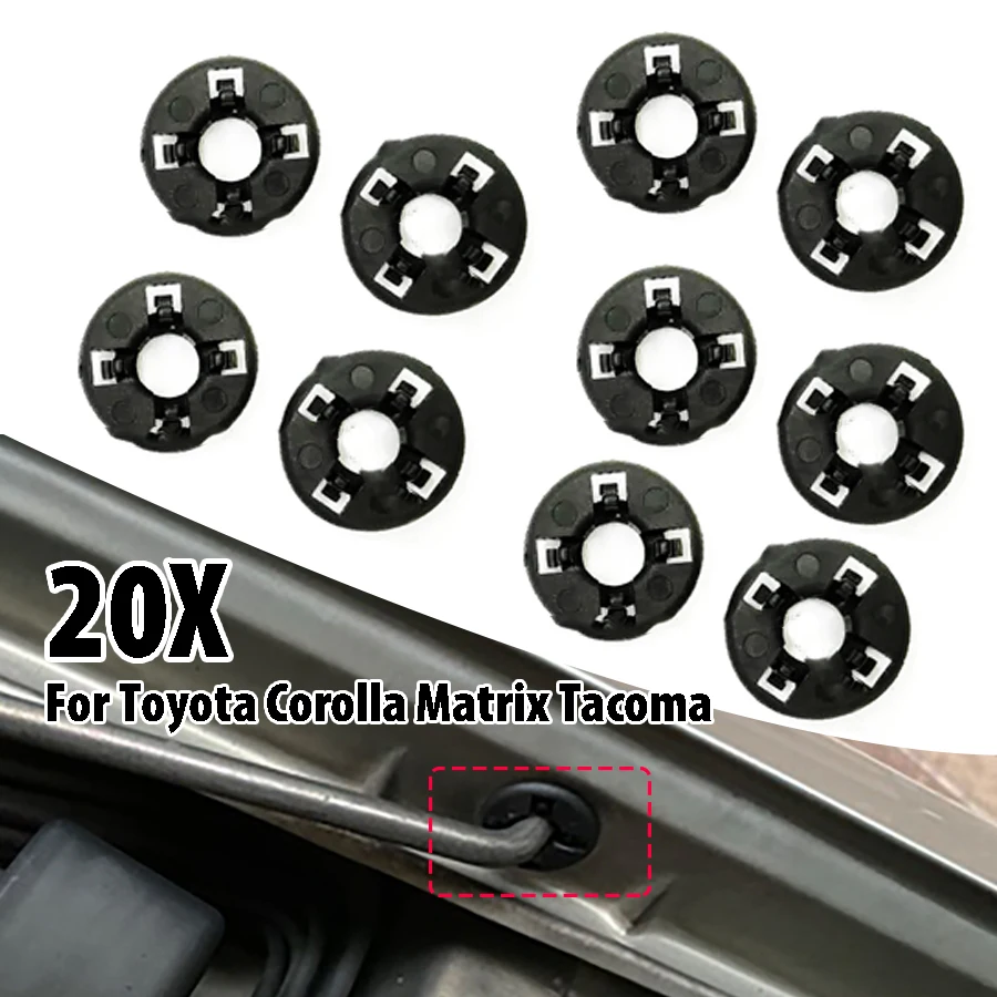 WooeIght-20x-Car-Hood-Support-Prop-Rod-Grommet-9008048064-90480-15034 ...