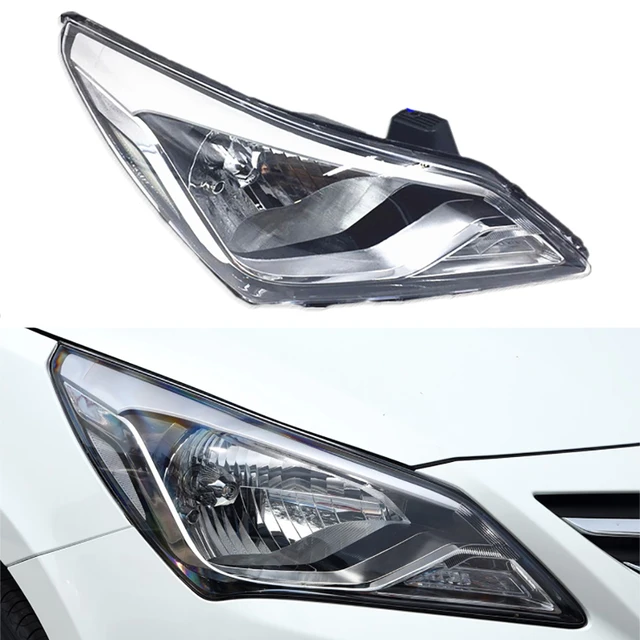 Halogen Headlights For Hyundai Verna 2014 2015 2016 Car Headlamp ...