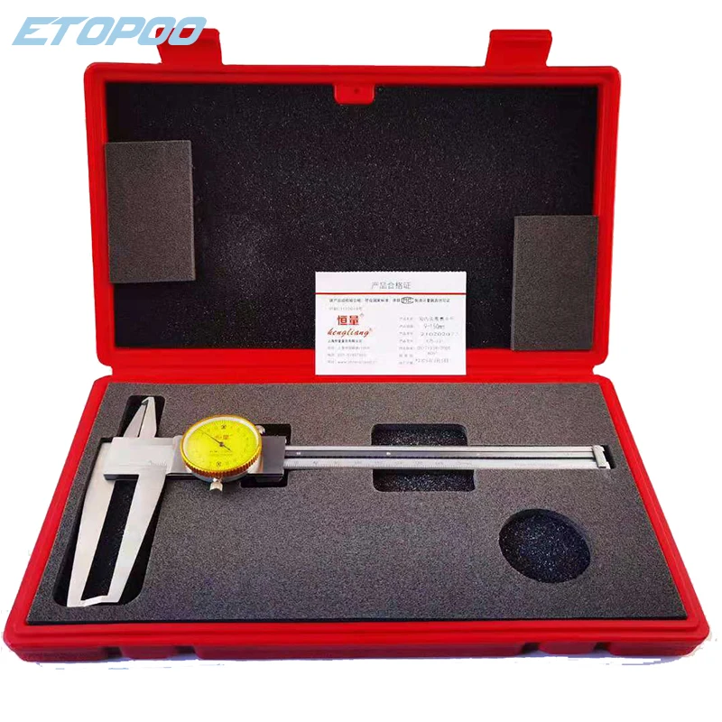 9-150mm/200mm/300mm 0.02mm Inside Groove Dial Vernier Caliper Long ...