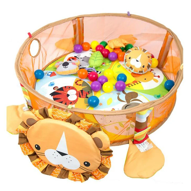 Infant Baby Play Mat Activity Gym Mat Toys Soft Floor Carpet Rug ...