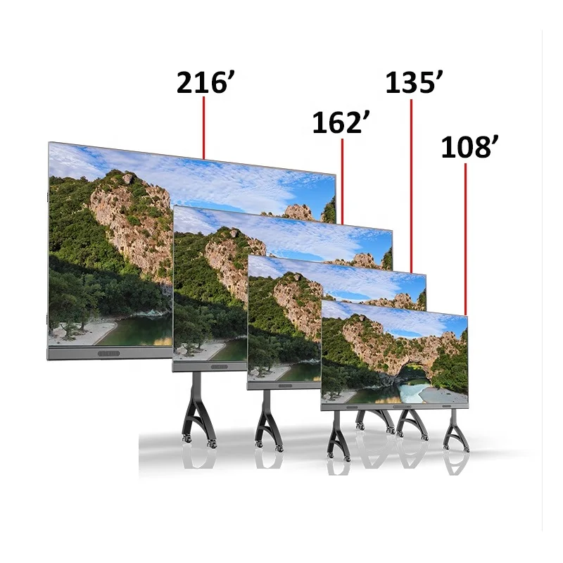 All In One 108 Inch 135 Inch 163 Inch 216 Inch Indoor Teaching ...