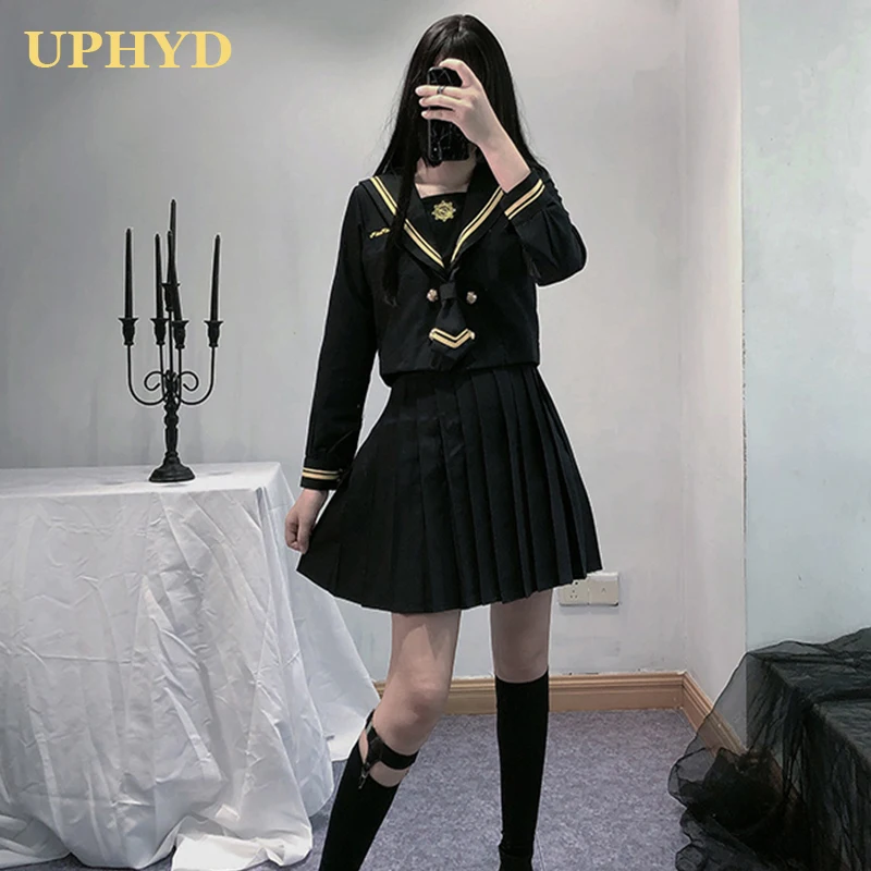Spring Summer Sailor Uniforms 2021 New HOT School Girls Anime Uniform ...