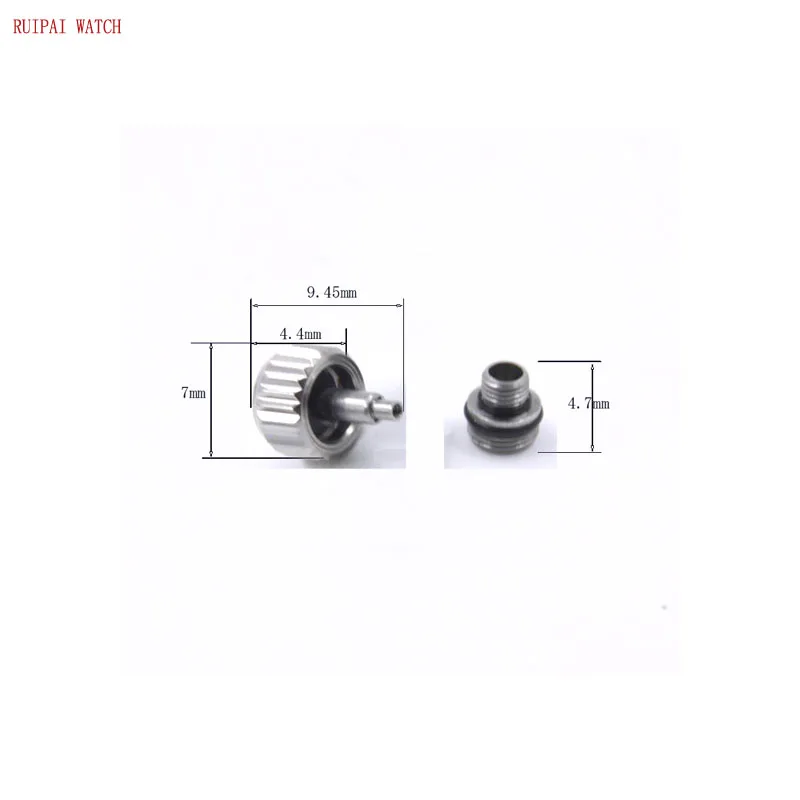 7-00x4-40mm-Silver-or-Gold-Color-Watch-Crown-Waterproof-For-Daytona ...