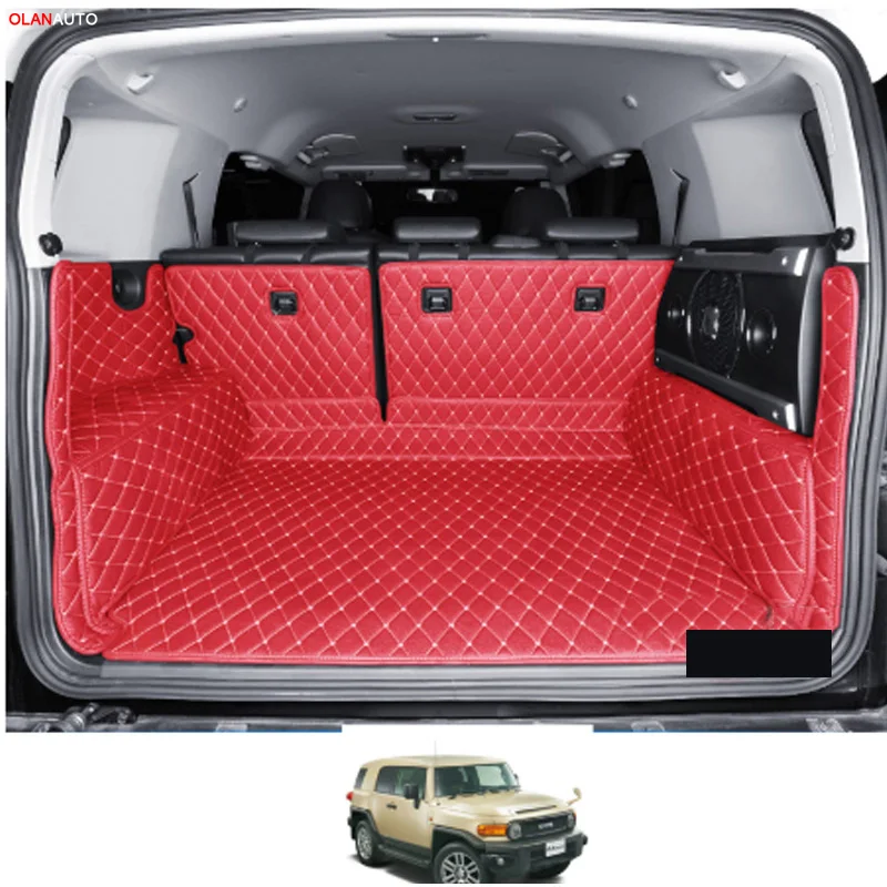 leather-car-trunk-mat-cargo-liner-for-toyota-FJ-cruiser-2008-2009-2010 ...