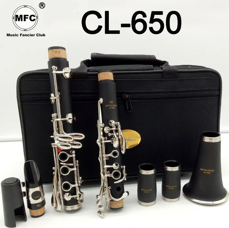 Music Fancier Club Professional Clarinets Bb Mfccl-650 Matte Abs Resin ...