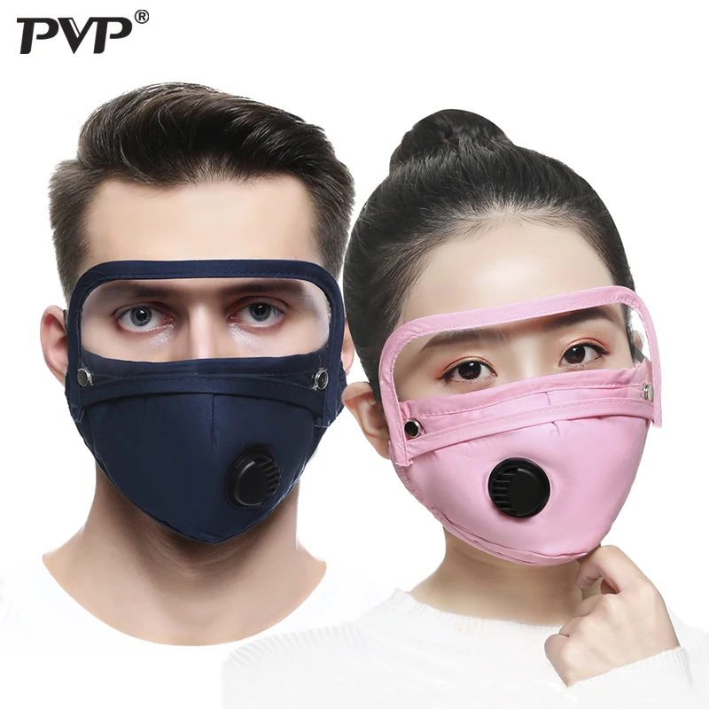 New Winter Warm Breathing valve mask Breathing Face Masks With Eyes ...