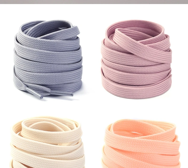 LACET DE CHAUSSURE,Gris foncé-160cm--Lacets Plats Pour Chaussures De ...