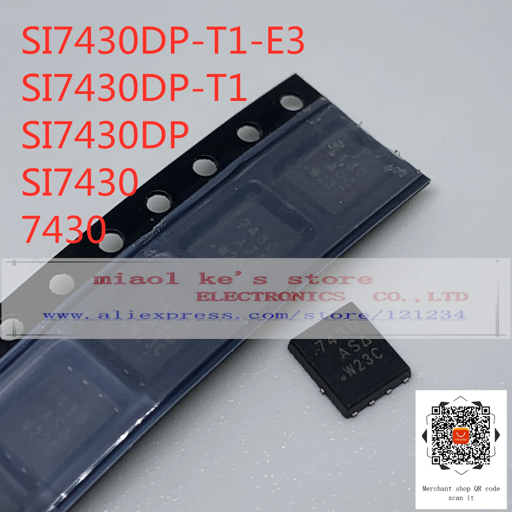 5pcs-100-New-original-SI7430DP-T1-E3-SI7430DP-T1-SI7430DP-SI7430-7430 ...
