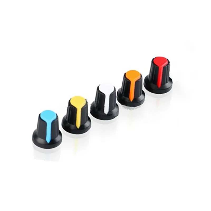 10pcs-lot-New-WH148-potentiometer-knob-cap-Yellow-Orange-Blue-White-Red ...