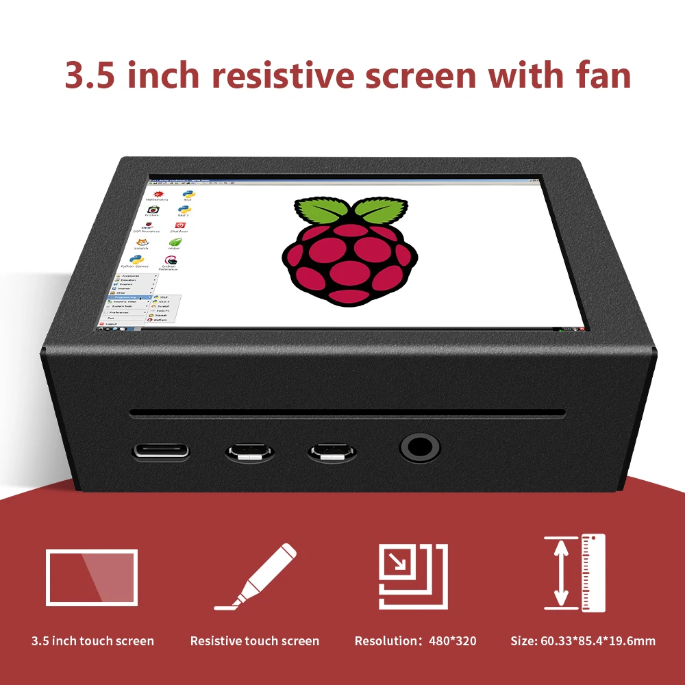 LCD Display SPI Module 480x320 for Raspberry Pi 3 Pi4 PC monitor 3D ...