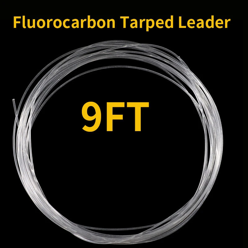 New Fly Fishing Fluorocarbon Leader Tippet Line For Big Games Streamer ...