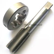 2pcs Metric thread hand Tap and Die set M21 M22 M23 M24 M21X1.5 M21X1 ...