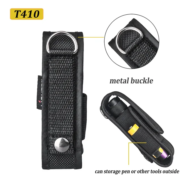 Tactical Molle Flashlight Pouch Military Flashlight Holster LED Torch ...