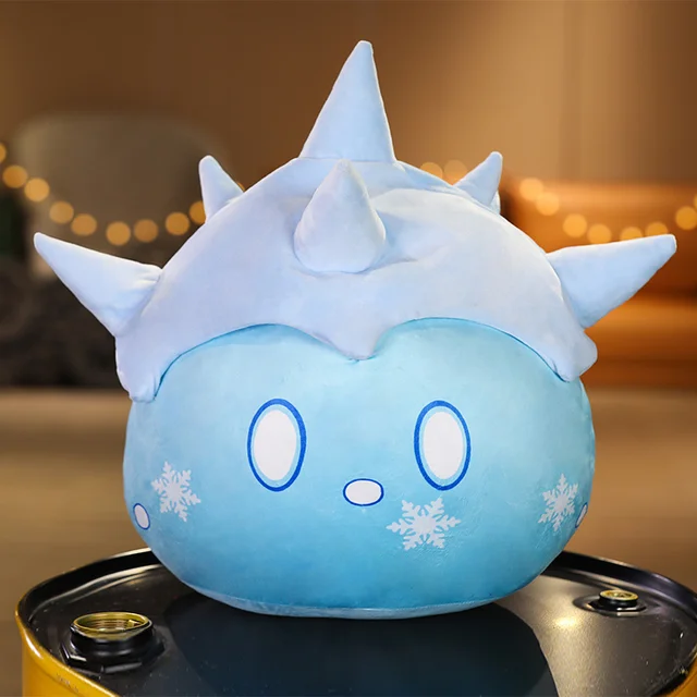 Genshin Impact Slime Plush Toy Element Anemo Electro Pyro Cryo Hydro ...