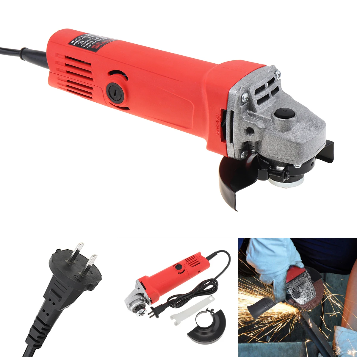 220v 700w 12000rpm Multifunction Electric Angle Grinder With Protective ...