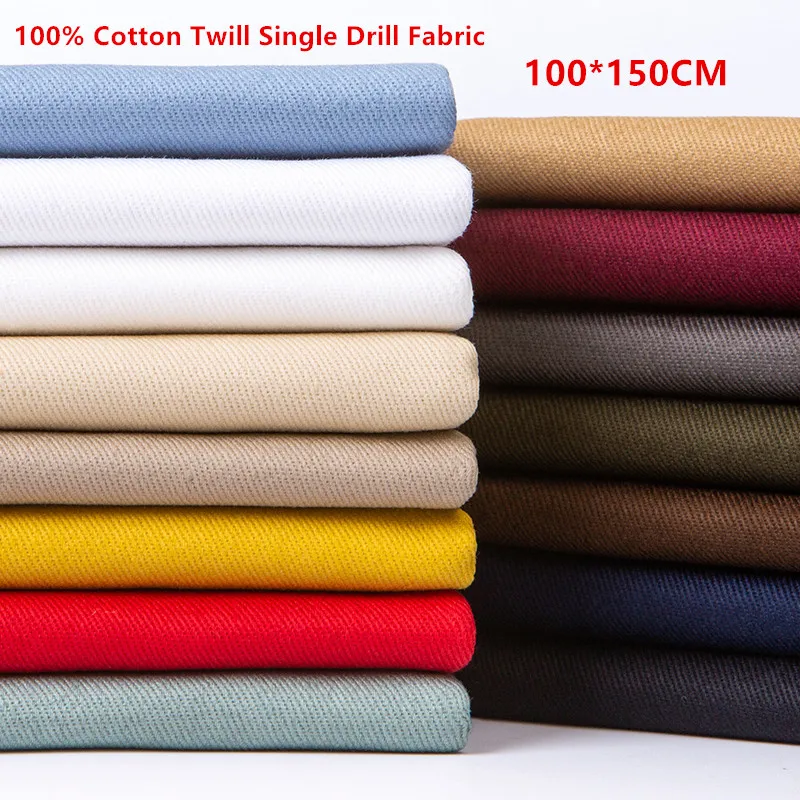 1M-100-Cotton-Twill-Single-Drill-Fabric-for-DIY-Fashion-Apparel ...
