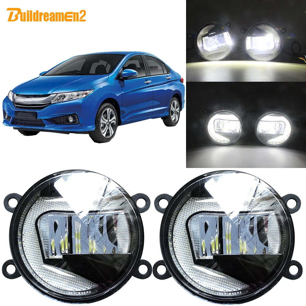 Buildreamen2-For-Honda-City-Ballade-Grace-2014-2018-Car-LED-Projector ...